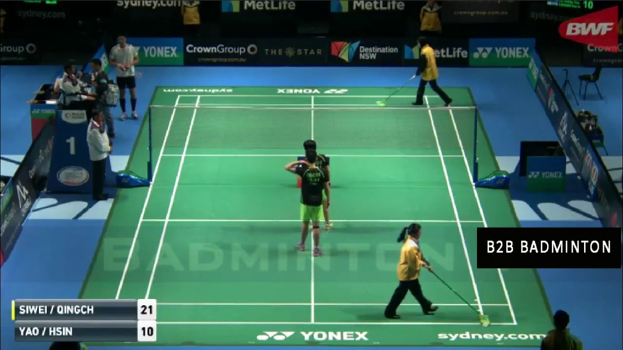 Badminton 2017 Australian Open ZHENG Siwei CHEN Qingchen vs LU Ching ...