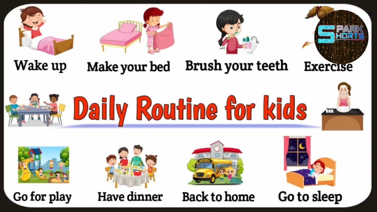 "Daily Routines for Kids | Learn and Have Fun Every Day!" #youtube # ...