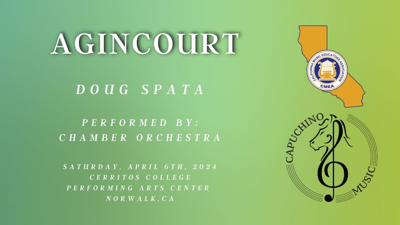 Agincourt by Doug Spata performed by the CHS Chamber Orchestra at the ...