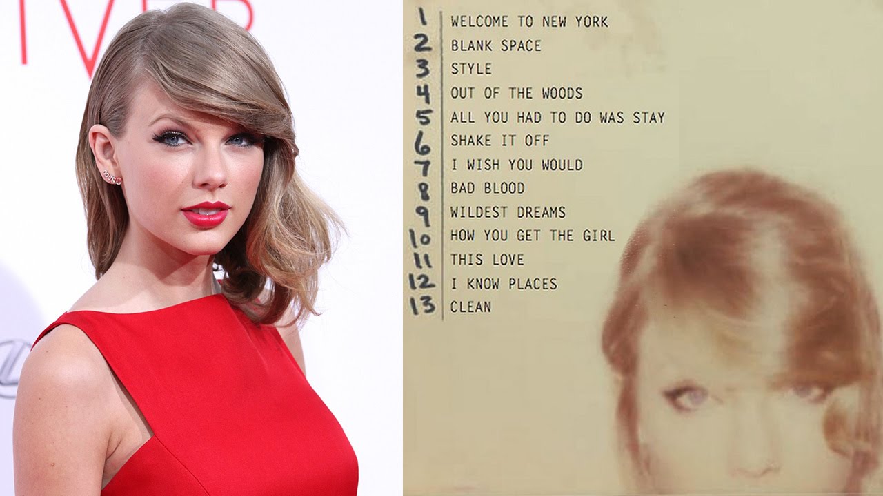 Taylor Swift 1989 Full Tracklisting OUT - Details - YouTube