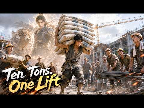They Mocked the Poor Laborer—Until He Lifted a 10-Ton Load Alone and Stunned the Entire Site!