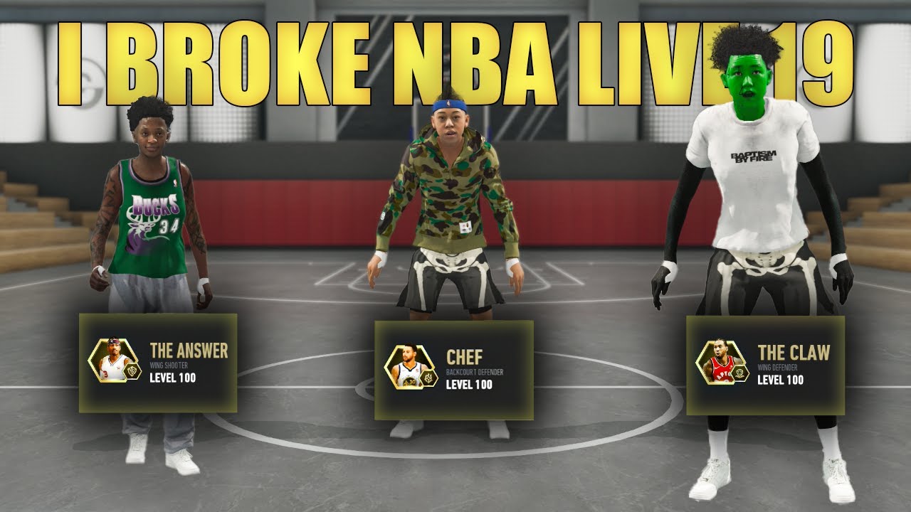THIS MODDED FILE BROKE NBA LIVE 19 #nbalive19 - YouTube