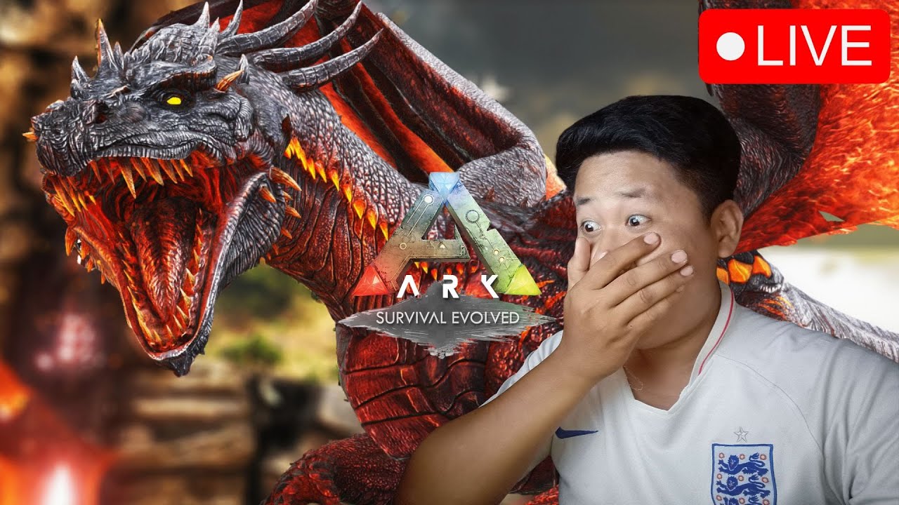 LIVE STREAM ARK The Island Gameplay with Zaikak Non-dedicate server ...