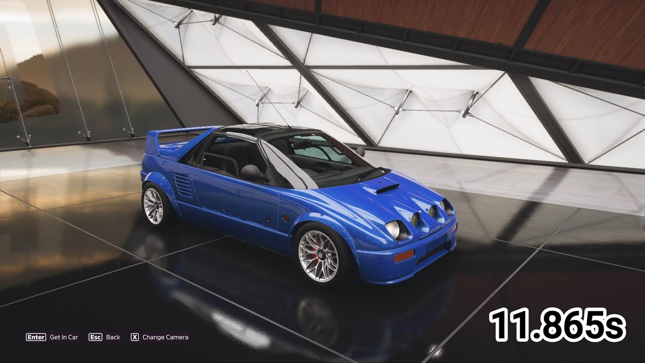 FH5/Autozam AZ-1 runs 11.865 on dragstrip/full body kit and race setup ...