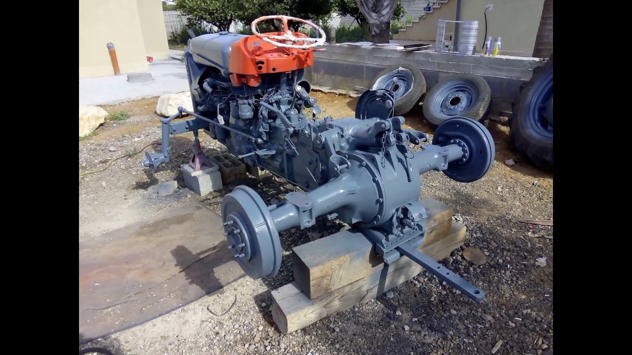 135 massey ferguson-1972 restoration - YouTube