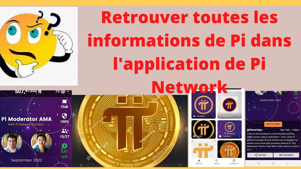 Trouver toutes les informations de Pi dans l'application de Pi Network ...