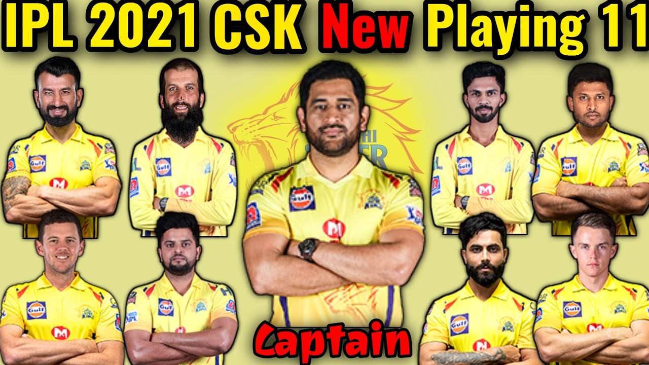 VIVO IPL 2021 Chennai Super Kings Best Playing 11 | CSK Playing 11 ...