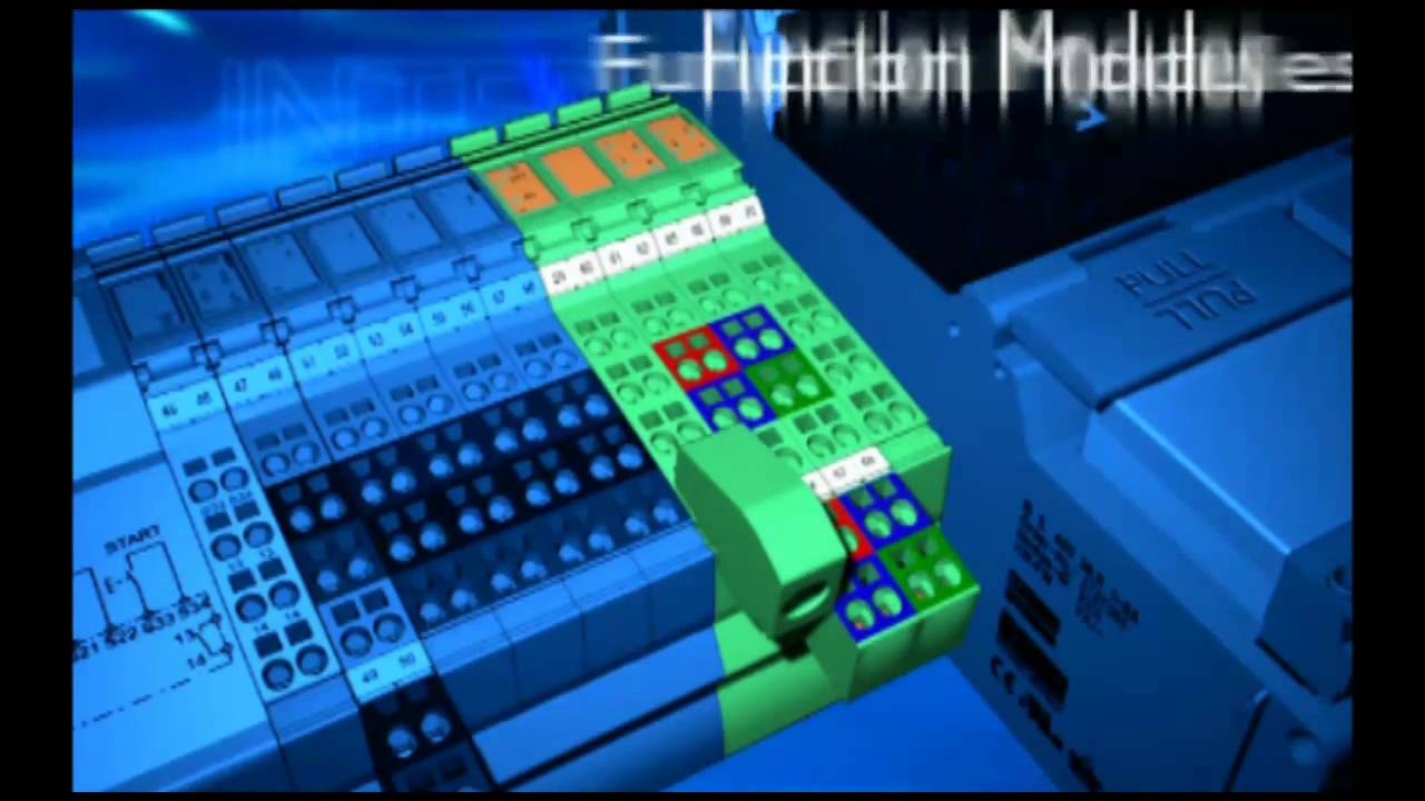 Control Cabinet Modular I/O Systems - Phoenix Contact - YouTube