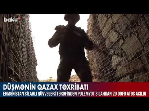 Düşmənin Qazax təxribatı