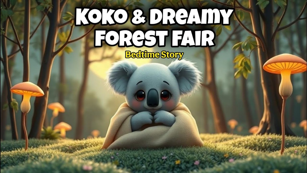 🐨 Koko & the Dreamy Forest Fair 🐨🎡 Cozy Magical Bedtime Story 💤 Kids ...