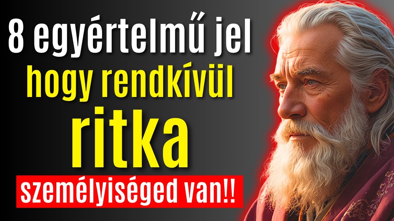 8 jel, hogy rendkívül ritka személyiséged van | Sztóicizmus - YouTube