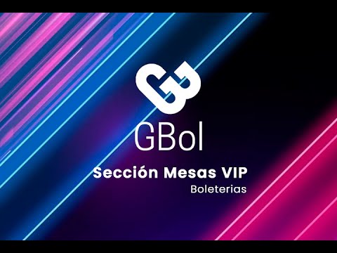Sección mesas V.I.P - Tutorial de Boleterías - GBol