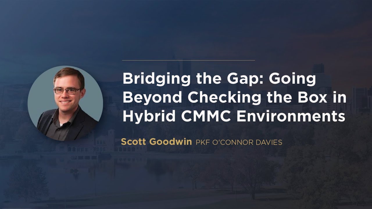 Going Beyond Checking the Box in Hybrid CMMC Environments - YouTube