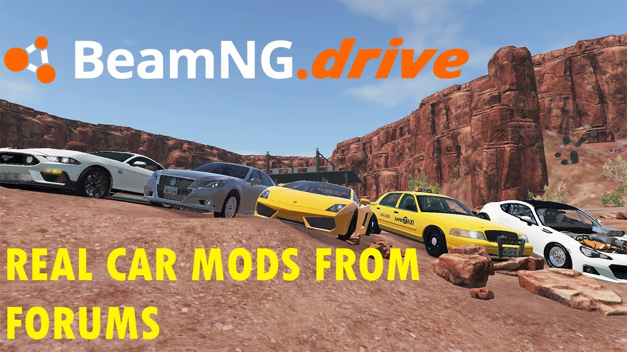 BeamNG.drive| 5 Free Real Car Mods from Forums - YouTube