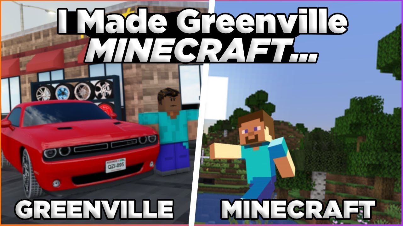 I Made Greenville MINECRAFT... || Roblox Greenville - YouTube