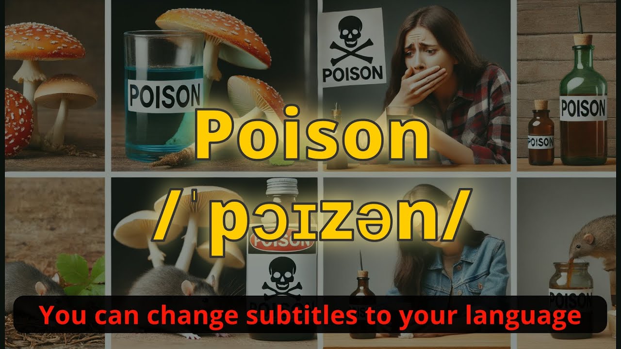 Poison meaning with 5 examples - YouTube