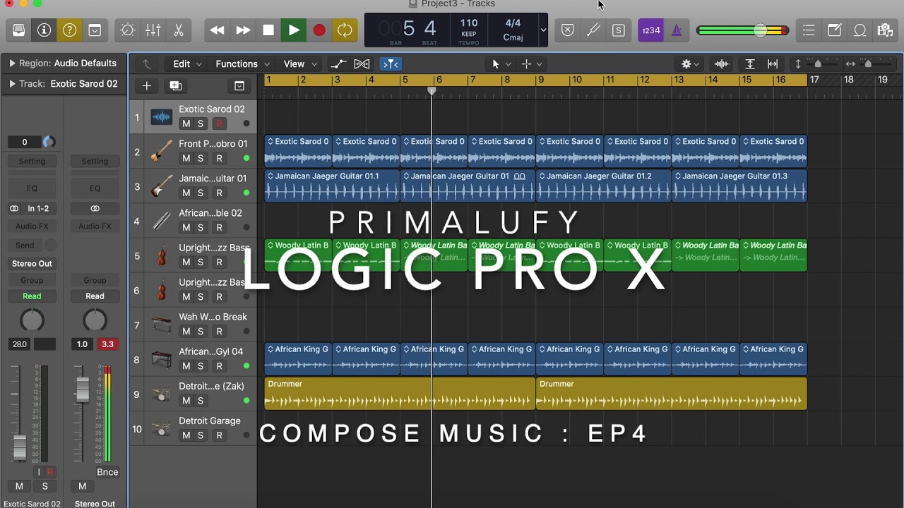 Logic Pro X - Primalufy : Compose Music : EP 5 - YouTube