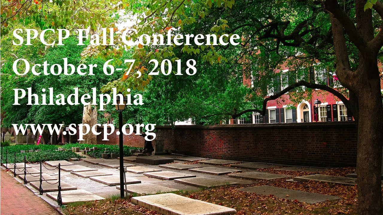 SPCP Fall Conference 2018 www.spcp.org/conference - YouTube