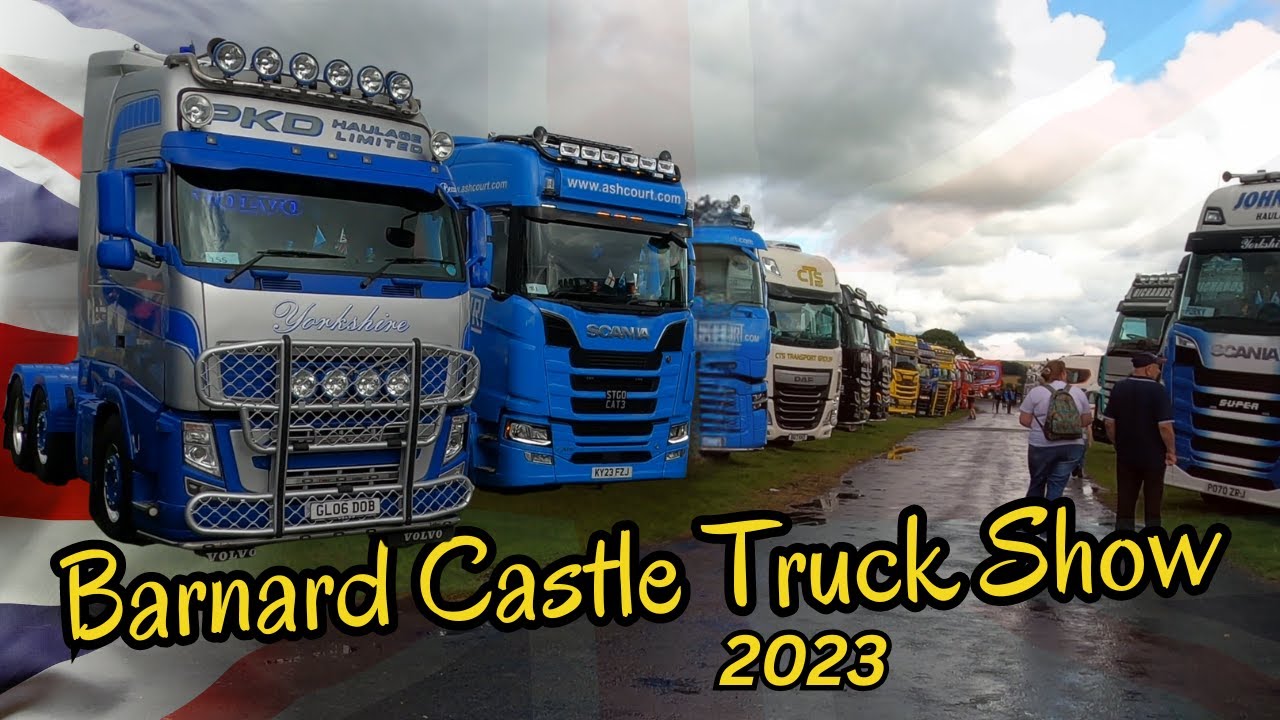 A Hyperlapse Of Barnard Castle Truck Show 2023 In Under A Minute! - YouTube