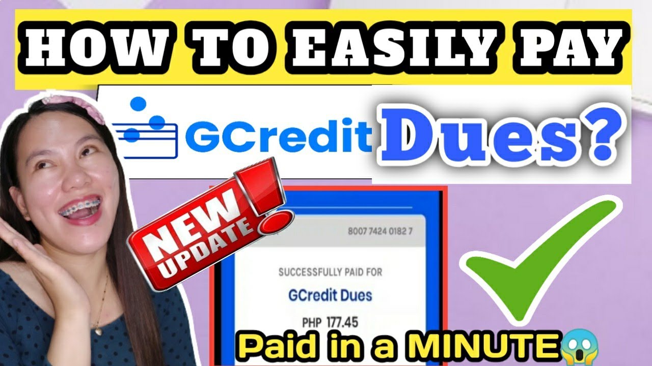 GCREDIT PAYMENT in just a minute | Successful agad payment ko| EASY ...