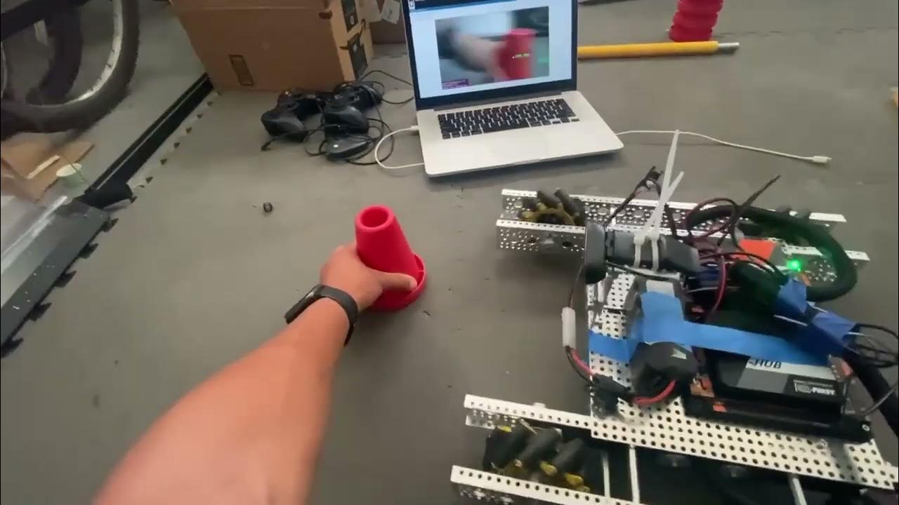 OpenCV Cone Tracking with Angle IMU PID - YouTube