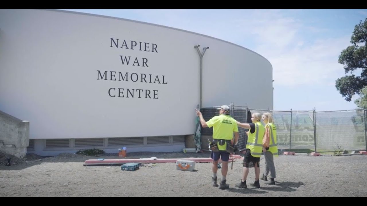 Napier War Memorial Centre Project Update - YouTube