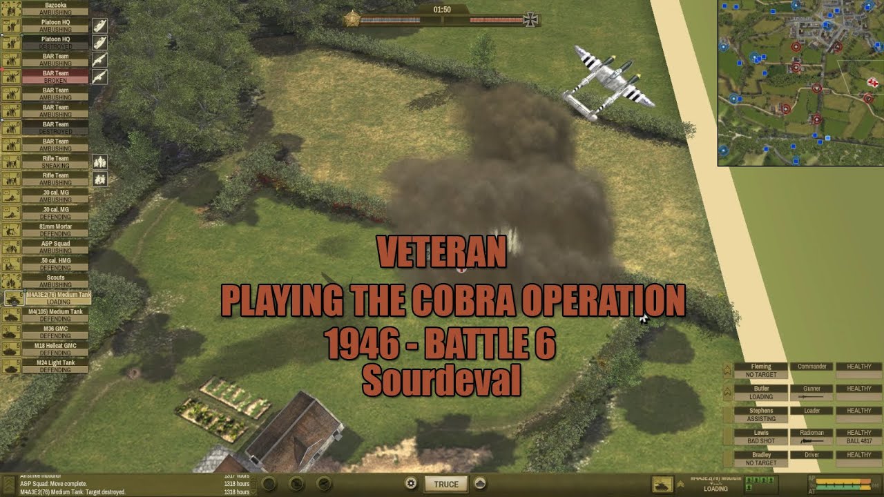 Close Combat The Bloody First - Veteran - Sourdeval - Battle 6 - YouTube