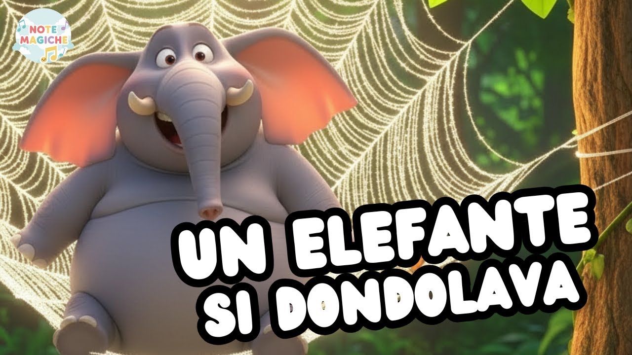 Un Elefante Si Dondolava 🐘 | Canzone per Bambini | Filastrocca con i ...