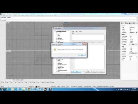 How To Restore Original Rhino Interface