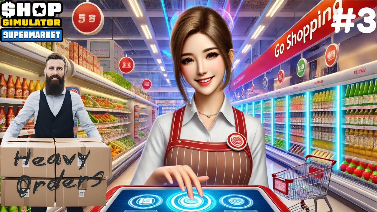Shop Simulator - Supermarket PS5 Gameplay #3 - YouTube
