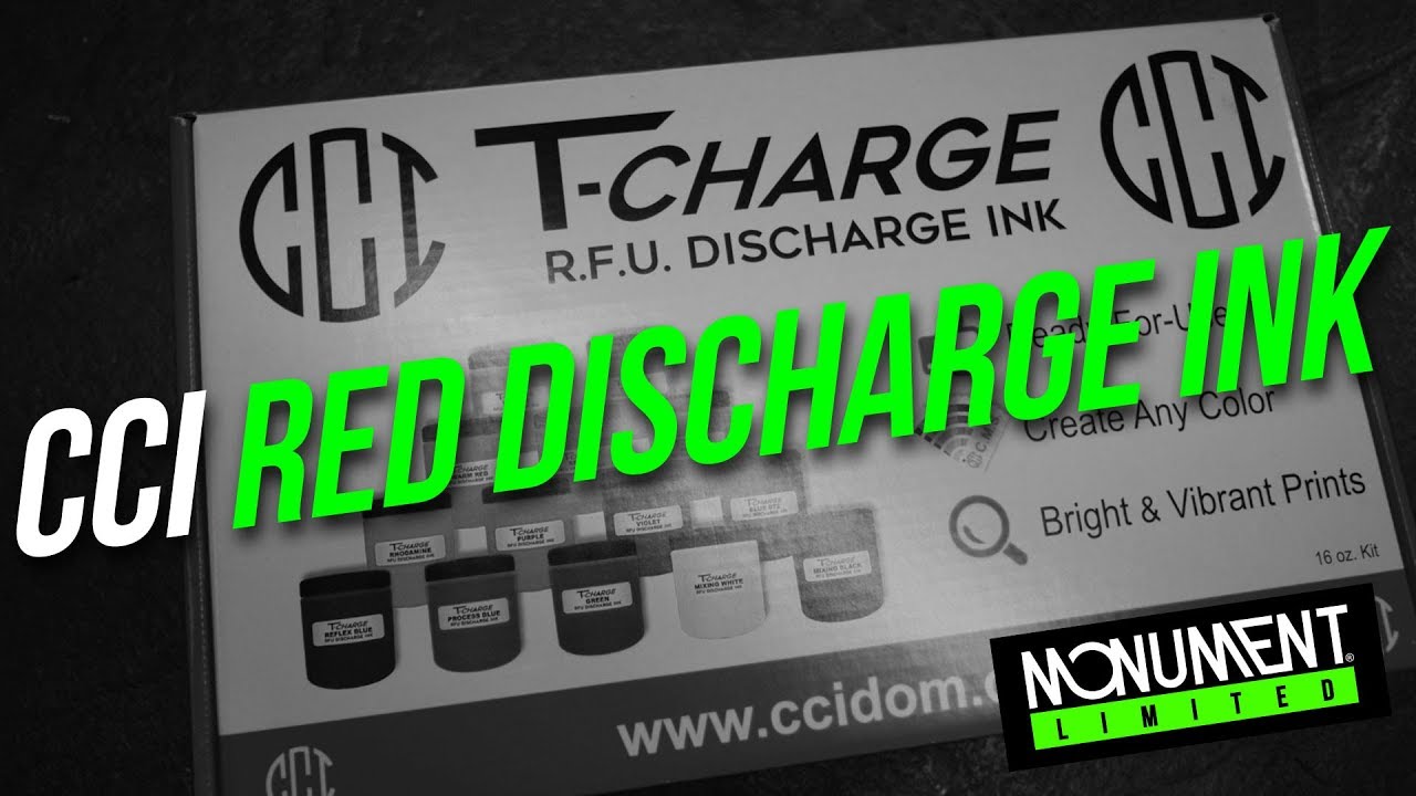 Testing Discharge Red Screen Printing Ink From CCI with a 2 color t ...