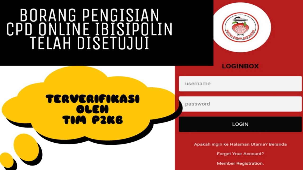BORANG PENGISIAN CPD ONLINE KEBIDANAN IBISIPORLIN TELAH TERVERIFIKASI ...