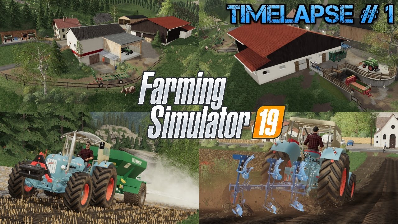 [FS19] - Timelapse #1 Walchen Seasons: Welcome to beautiful Walchen! ⛰️ ...