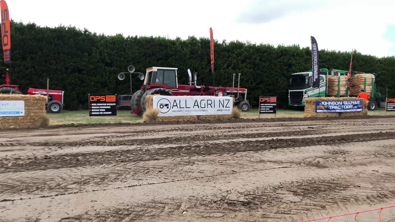 Mayfield A and P show Tractor Pulling NZ 2020 - YouTube