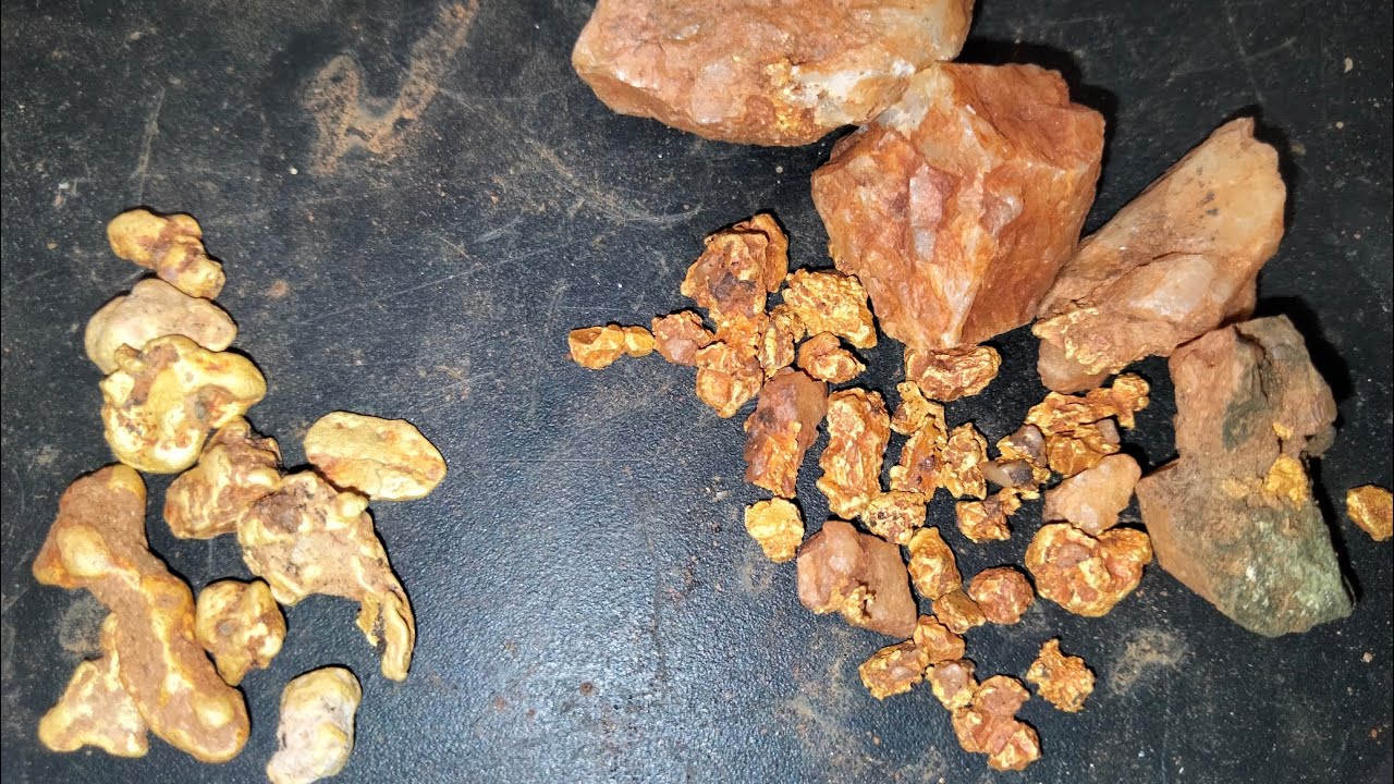 prickly gold v travelled gold nuggets and what it means - YouTube