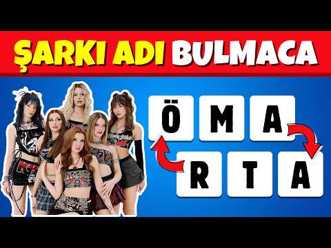 Karışık Harflerden Şarkıyı Tahmin Et 🎬🔥 Harfleri Birleştir Şarkıyı Tahmin Et | Şarkı Bilmece Testi