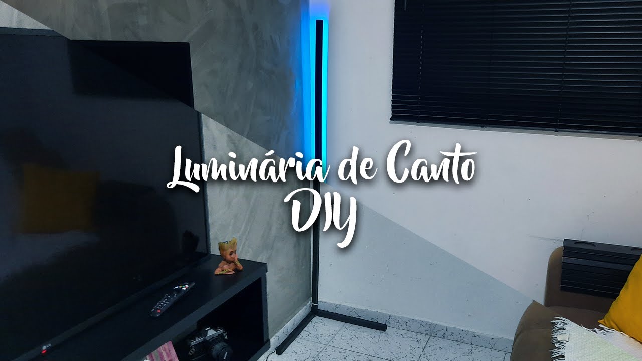 Luminária LED de Canto - DIY - Vida para dois - YouTube