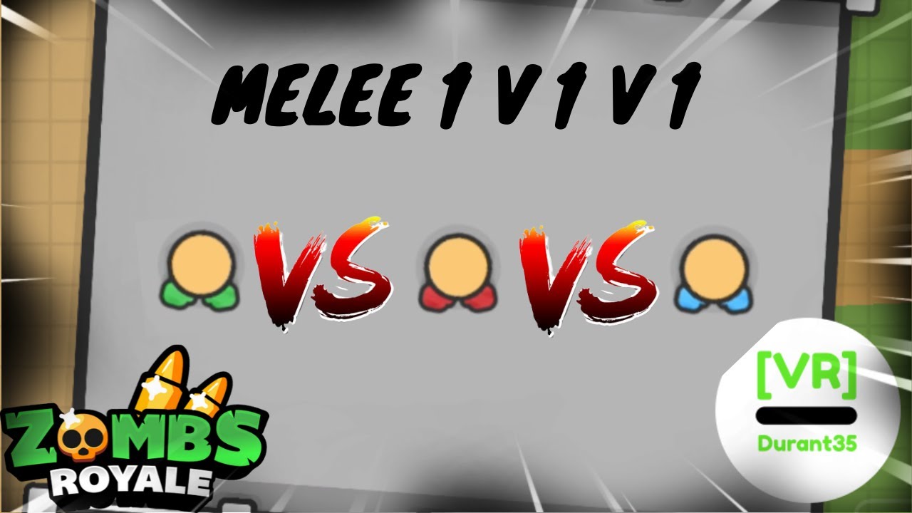 Melee 1v1v1 with trex21 and SWEAT in ZombsRoyale.io | [VR] Durant35 - YouTube