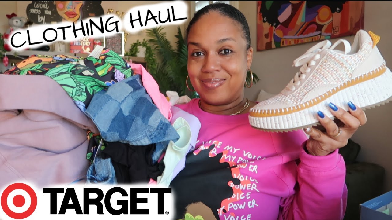 TARGET * CLOTHING HAUL/ TRY-ON - YouTube