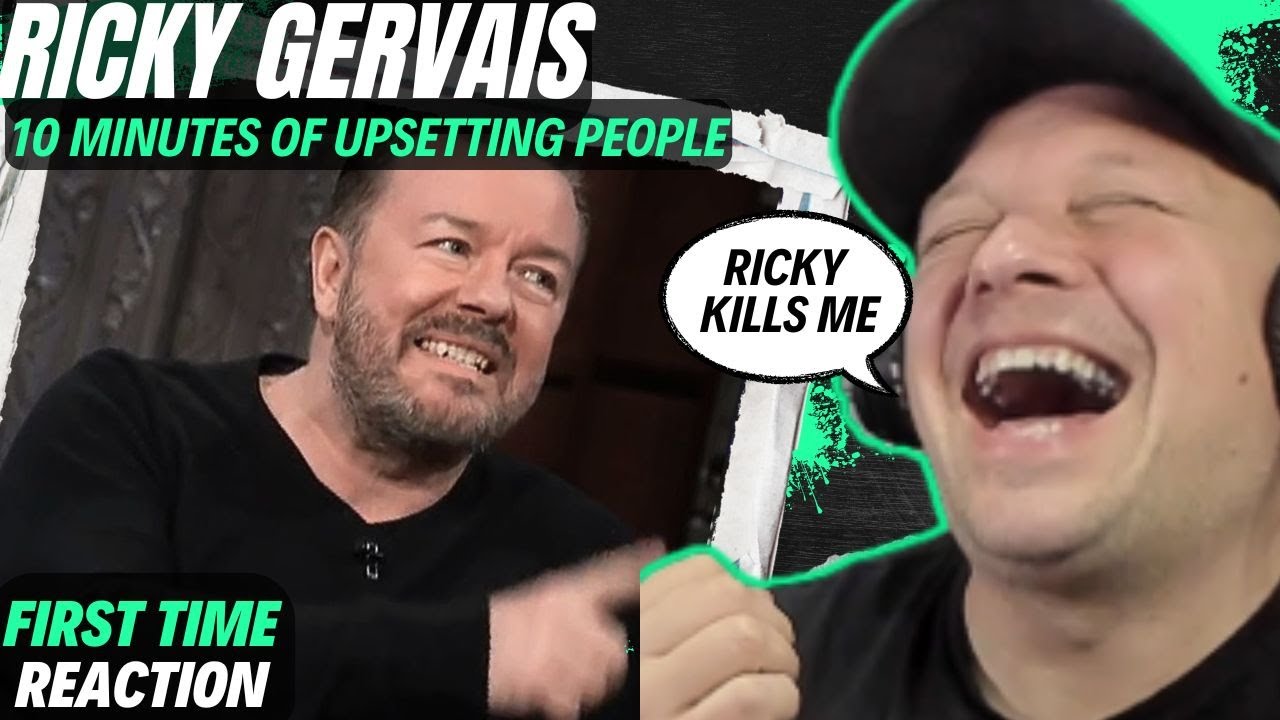 RICKY GERVAIS Upsetting People For 10 Straight Minutes Is GOLD! | UK 🇬🇧 ...