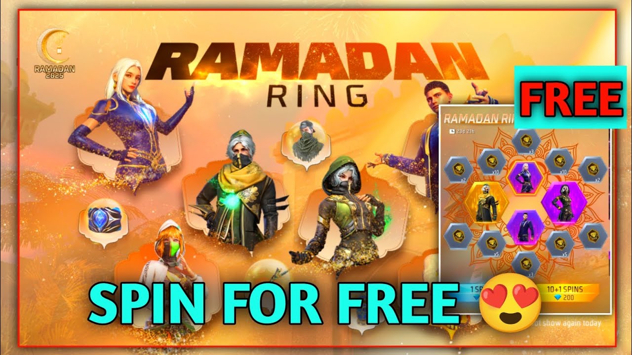 Ramadan Ring free spin trick 💯 | How to spin free Ramada Ring Trick ...