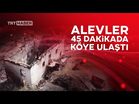 Yangın dehşetini gözyaşlarıyla anlattı