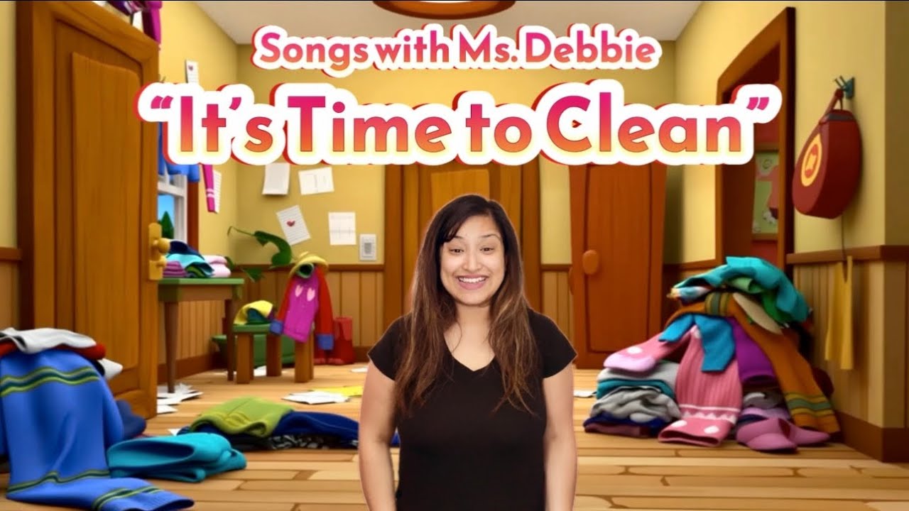 It’s Time to Clean 🧹 | Fun Animal Cleaning Song for Kids | Clean Up ...