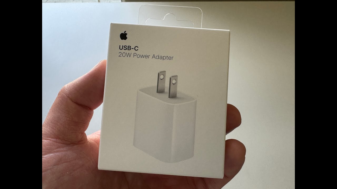 Apple USB-C 20W Power Adapter Unboxing! @Apple - YouTube