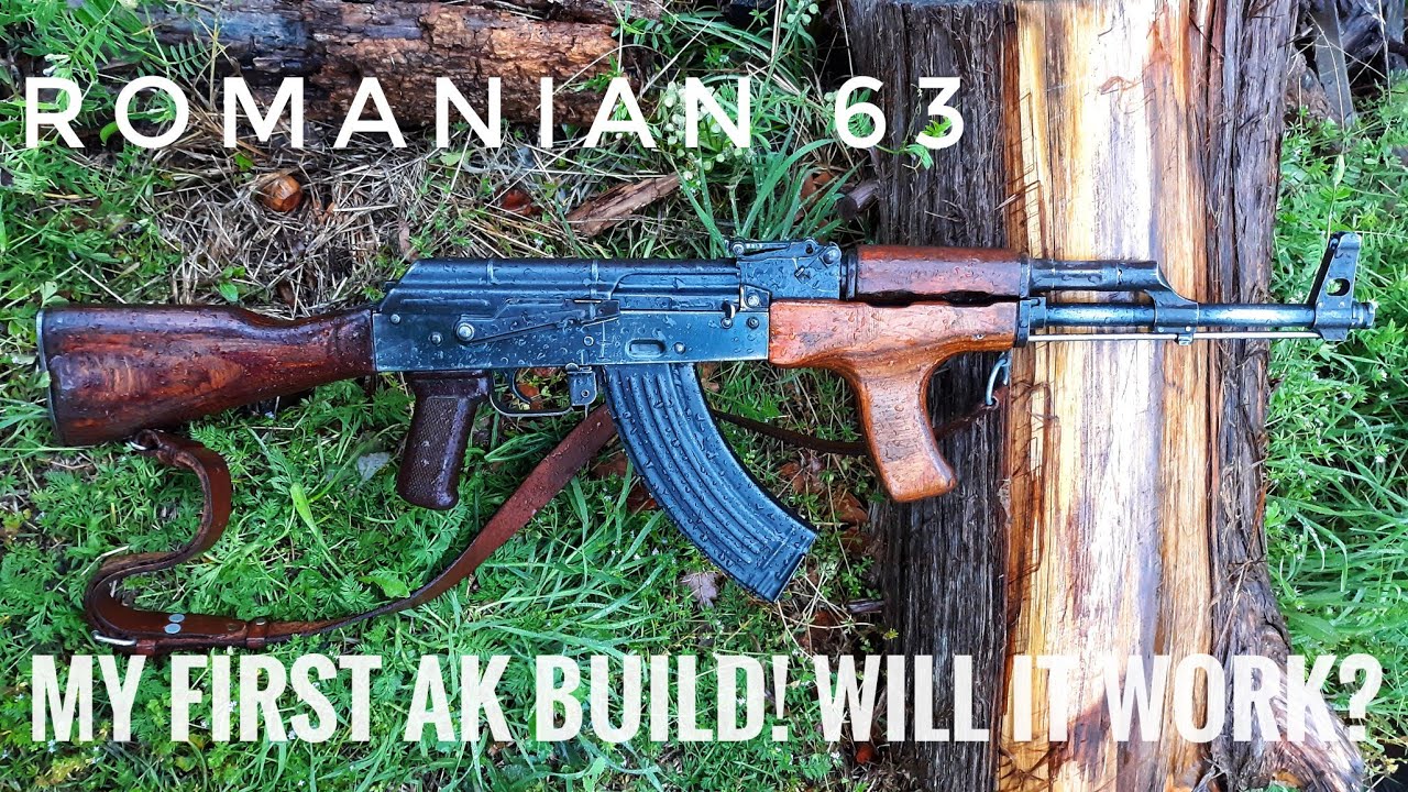 Romanian akm build first shots. - YouTube