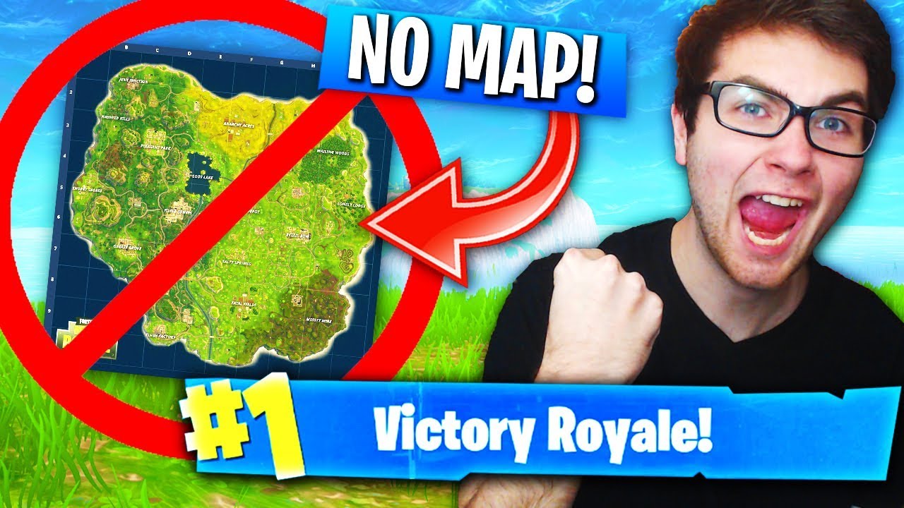 WINNING Fortnite WITHOUT A MINI-MAP! (Impossible Fortnite: Battle ...