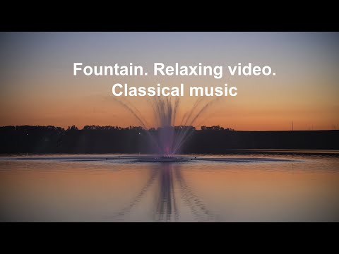 Fountain. Relaxing video. Classical music / Фоновое видео. Фонтан. Классическая музыка.
