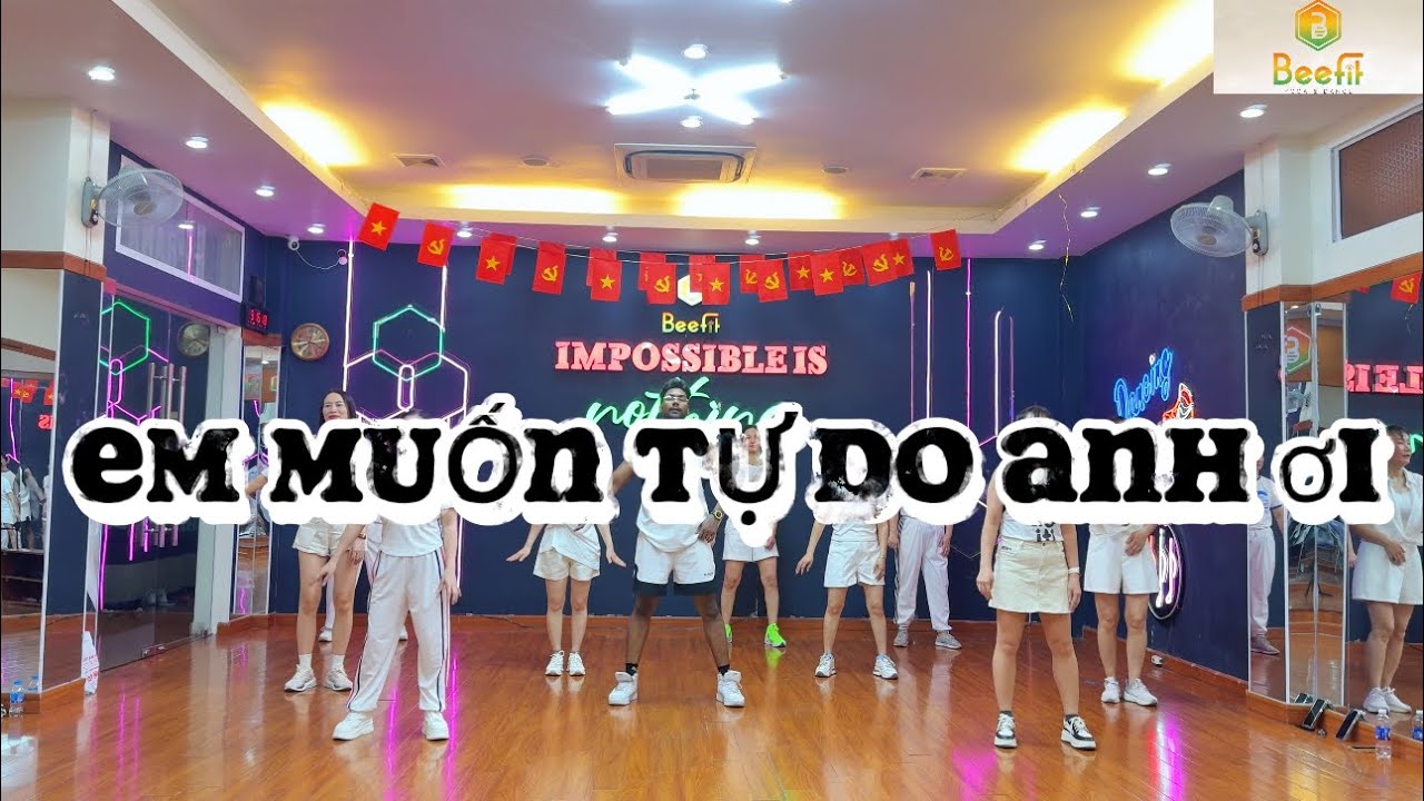 EM MUỐN TỰ DO ANH OI | Dance fitness | zumba dance | tiktok trend | Choreography Avin - YouTube