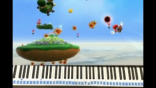 Gusty Garden Galaxy Theme - Easy - Piano - Super Mario Galaxy Accords ...