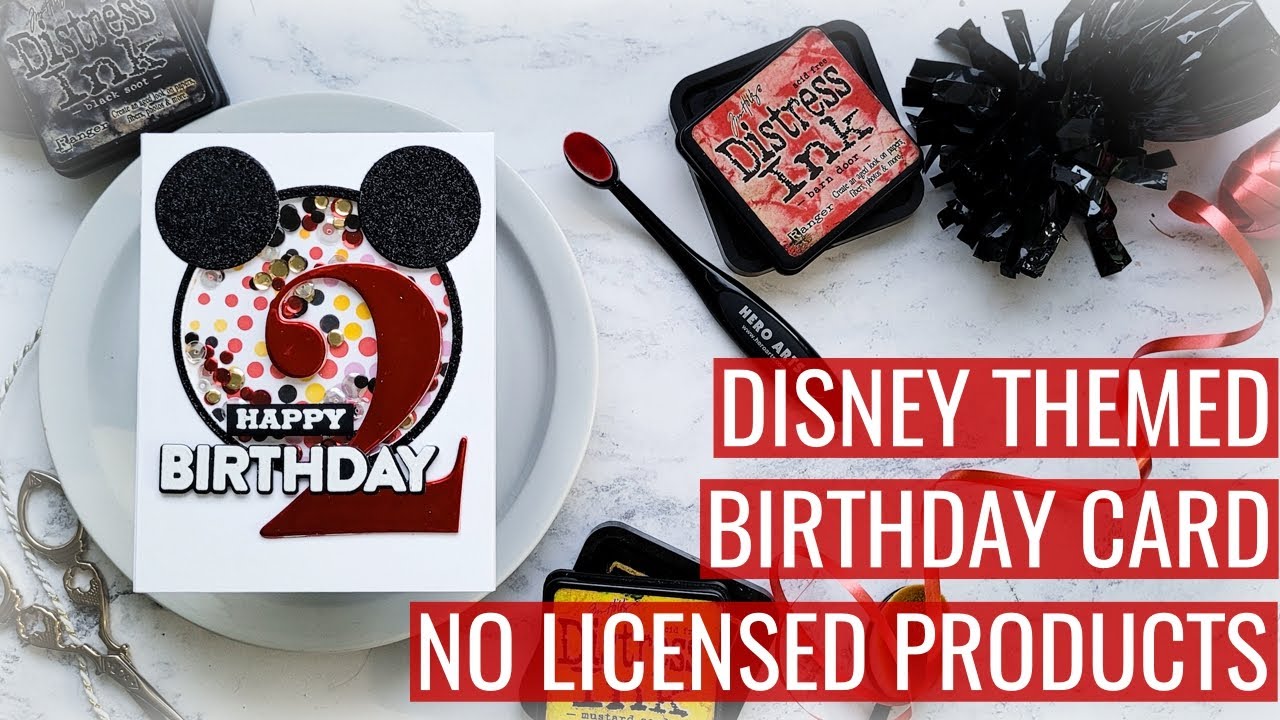 Interactive Disney, Mickey Mouse Card, Using Craft Supplies You Have ...